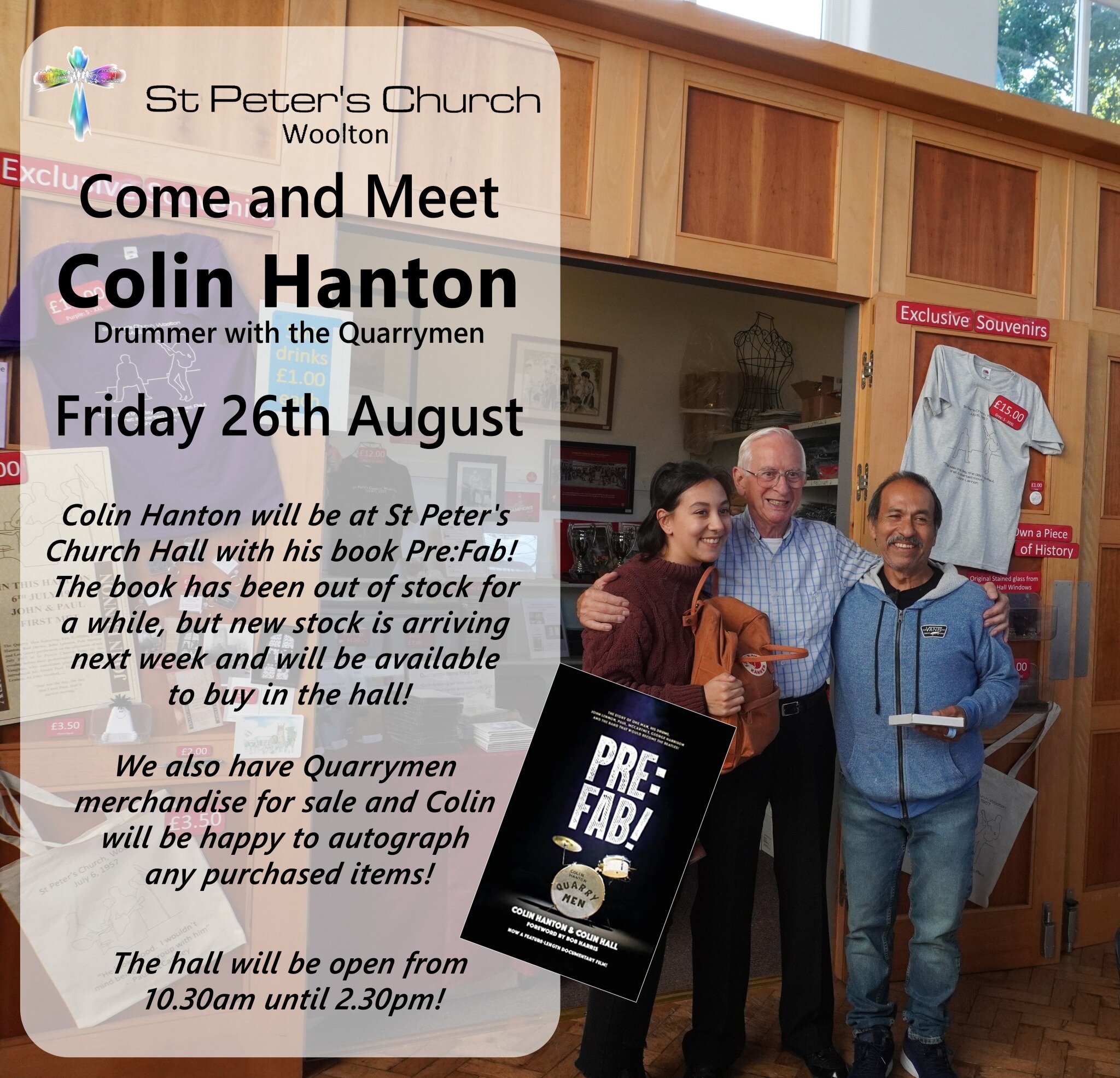 Colin Hanton at St Peter’s! – St Peter's Church, Woolton: History and ...